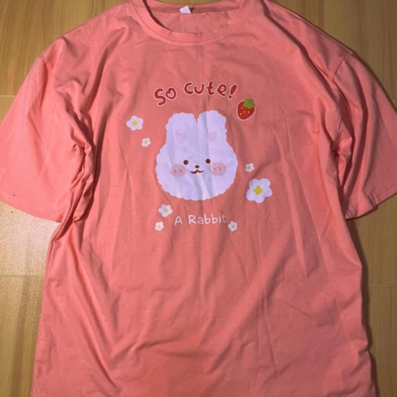 Tops | Kawaii Bunny Tshit | Poshmark